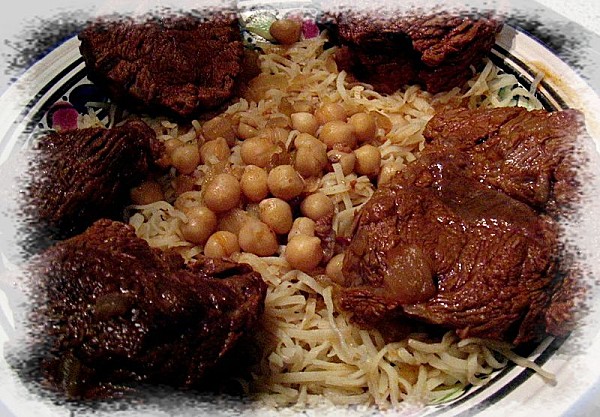 Rechta sauce rouge | La cuisine de Djouza