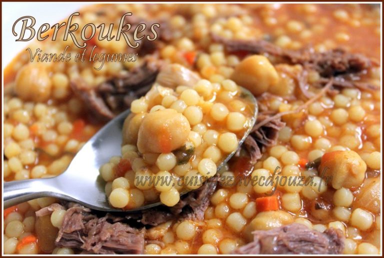 Berkoukes (viande et légumes)
