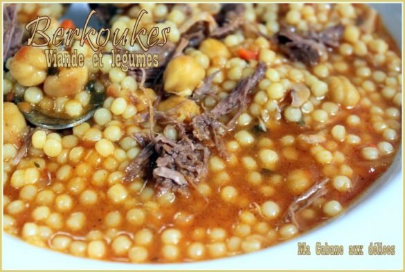 Berkoukes (viande et légumes)