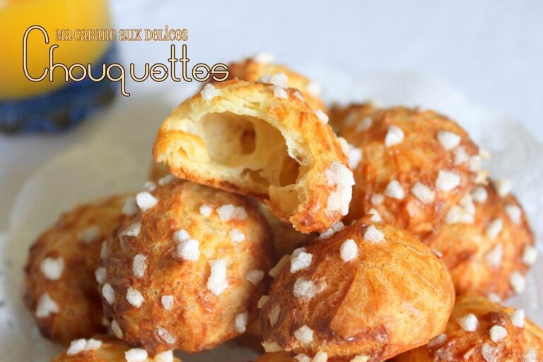 Les chouquettes au sucre perlé faciles