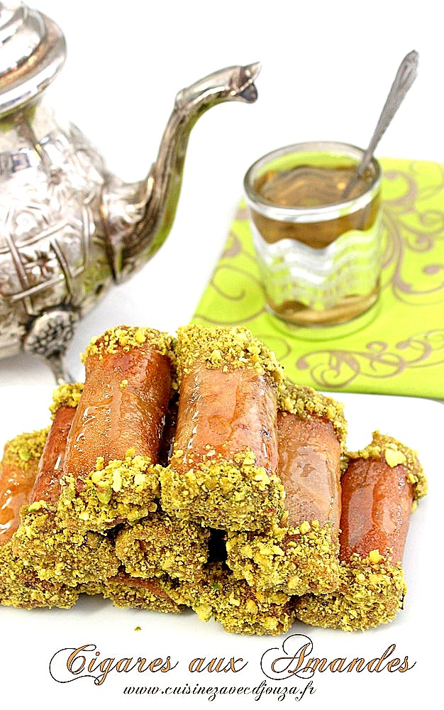 cigare aux amandes et miel | Recettes faciles, recettes rapides de djouza