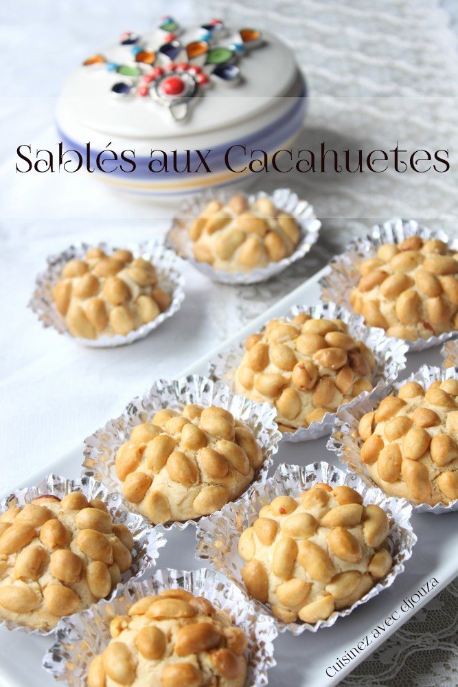 Sablé fondant aux cacahuètes {comme des cookies}
