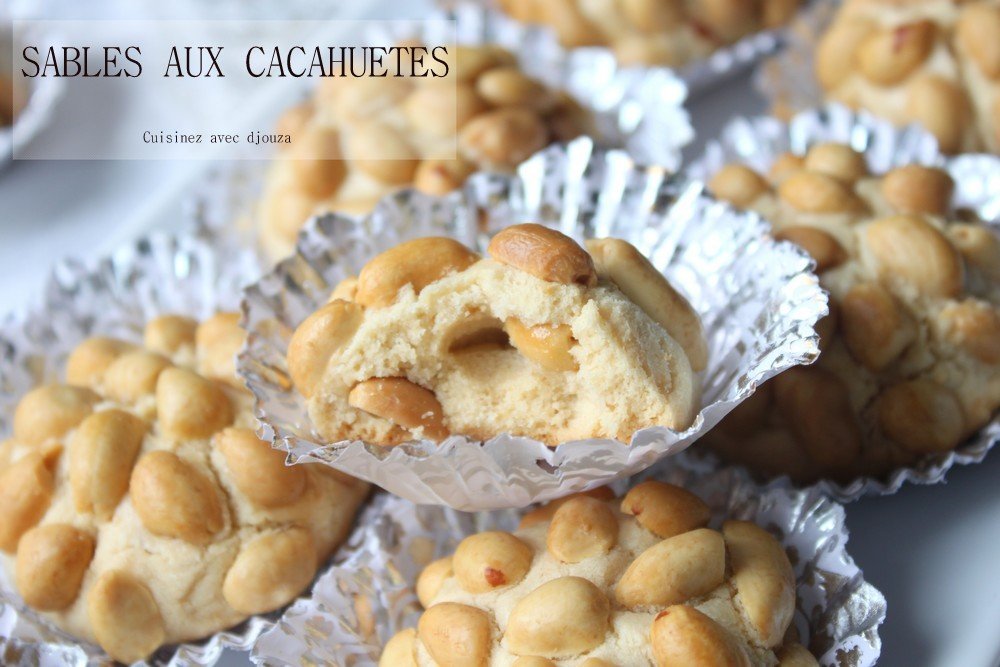 Sablé fondant aux cacahuètes {comme des cookies}