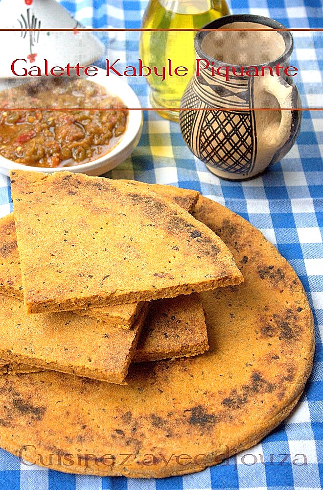 Kesra, galette de semoule kabyle (a la tomate) | La cuisine de Djouza