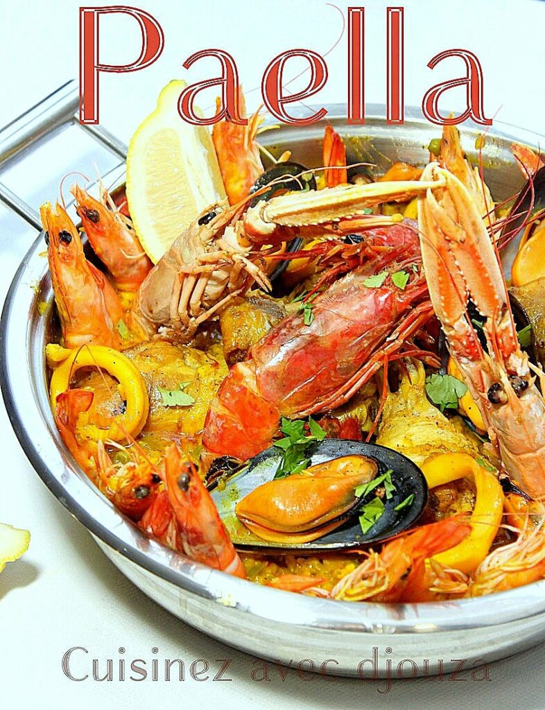 Paella poulet et fruits de mer facile