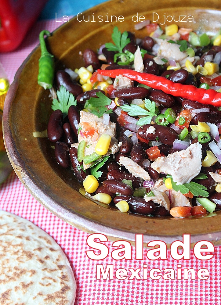 Salade aux haricots rouges mexicaine | La cuisine de Djouza