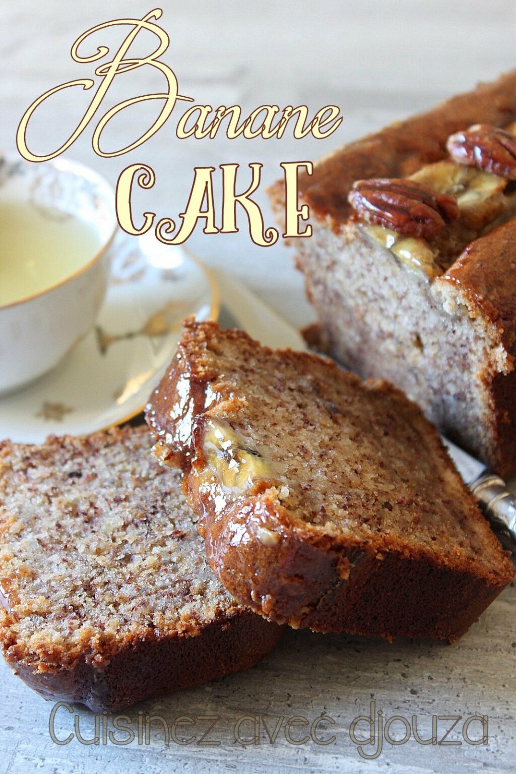 Cake à la banane {Recette facile du Banana bread}