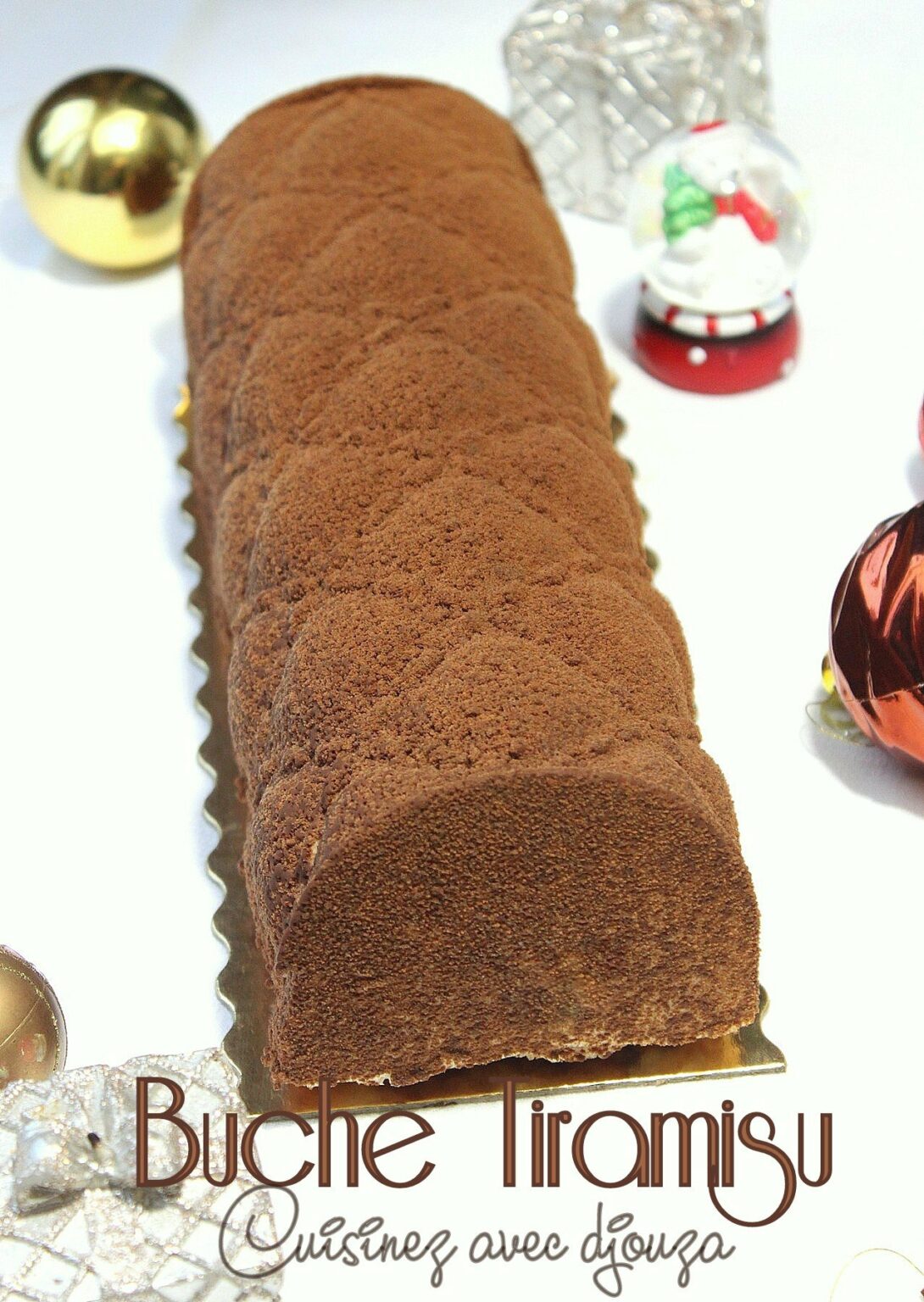Bûche de Noël façon Tiramisu