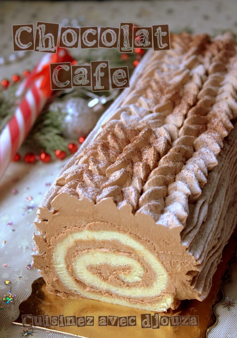 Buche de Noel Facile pour Débutant avec Biscuit Roulé