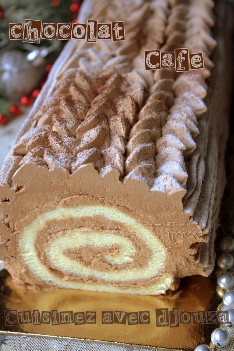 Buche de Noel Facile pour Débutant avec Biscuit Roulé