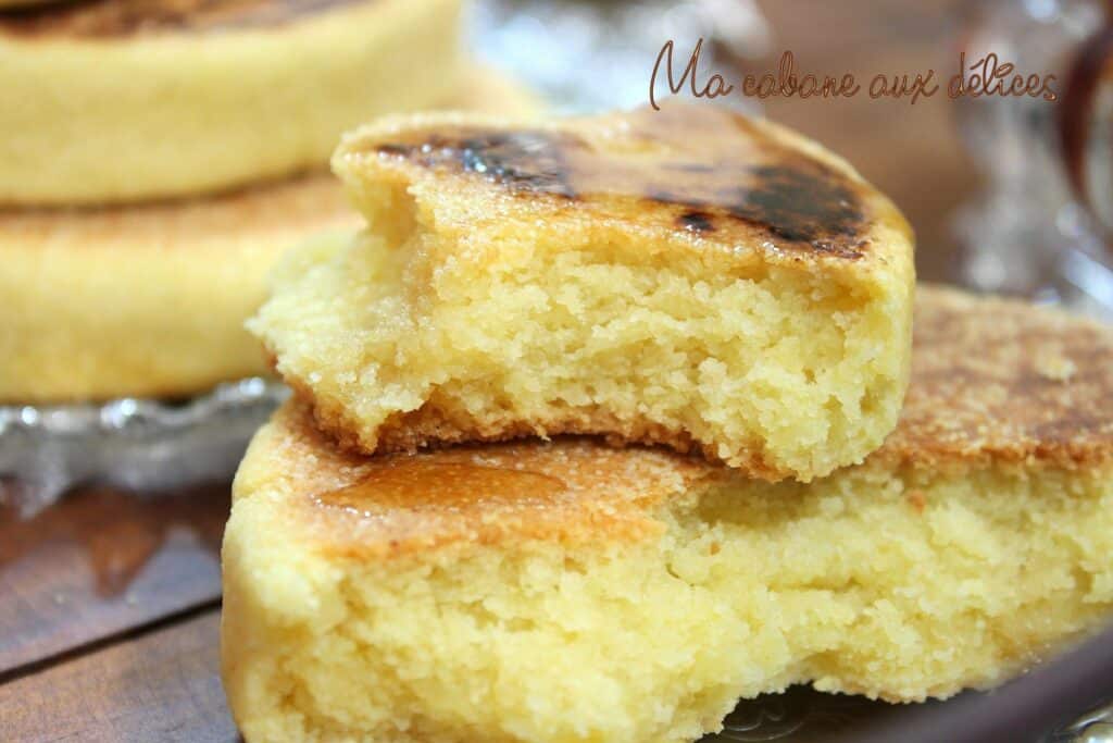 Harcha marocaine au yaourt et fleur d'oranger