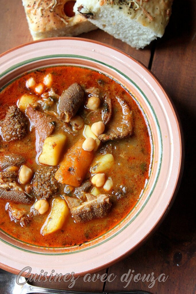 Recette Tripes de Mouton aux Pois Chiches