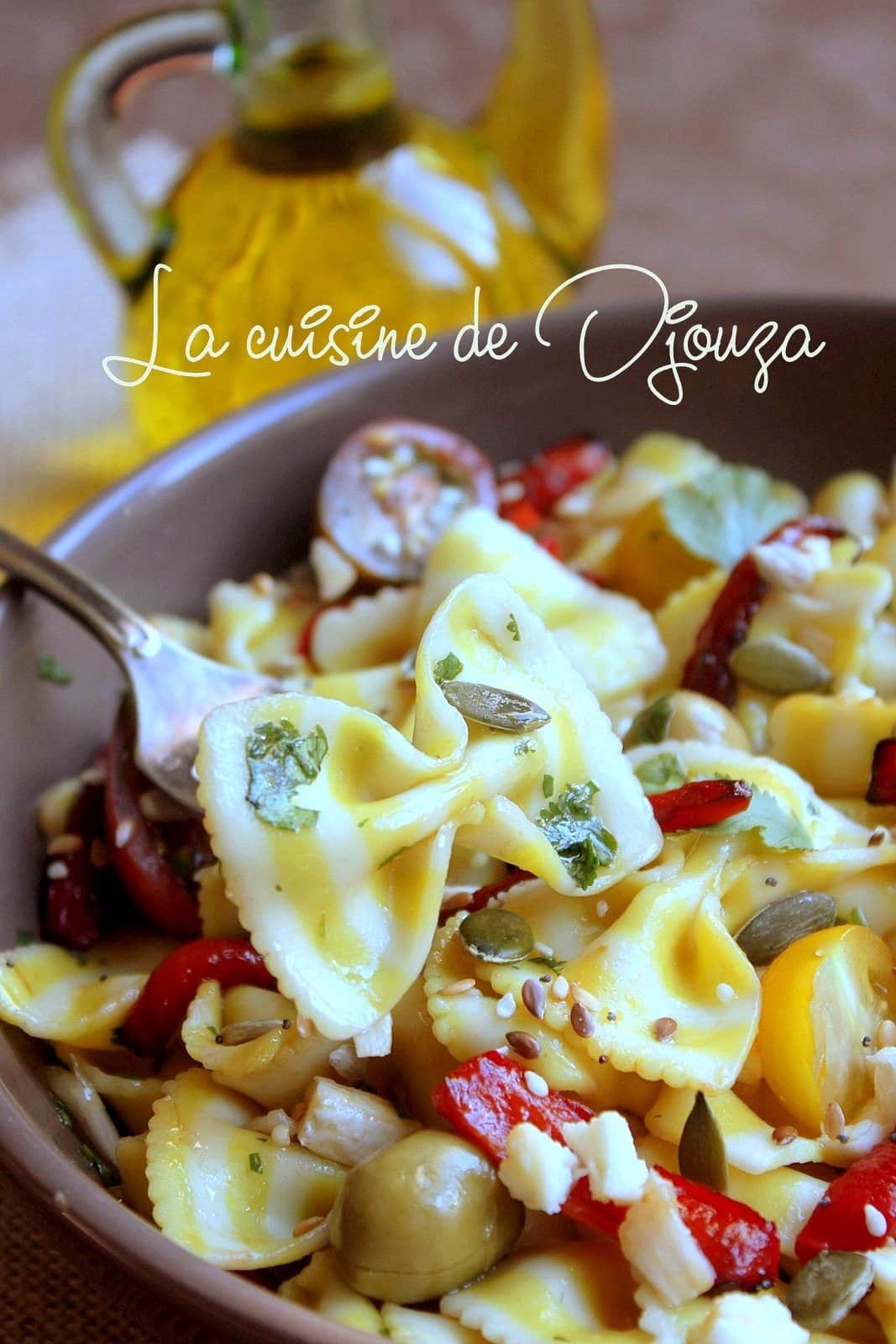 Salade de pâtes froide italienne