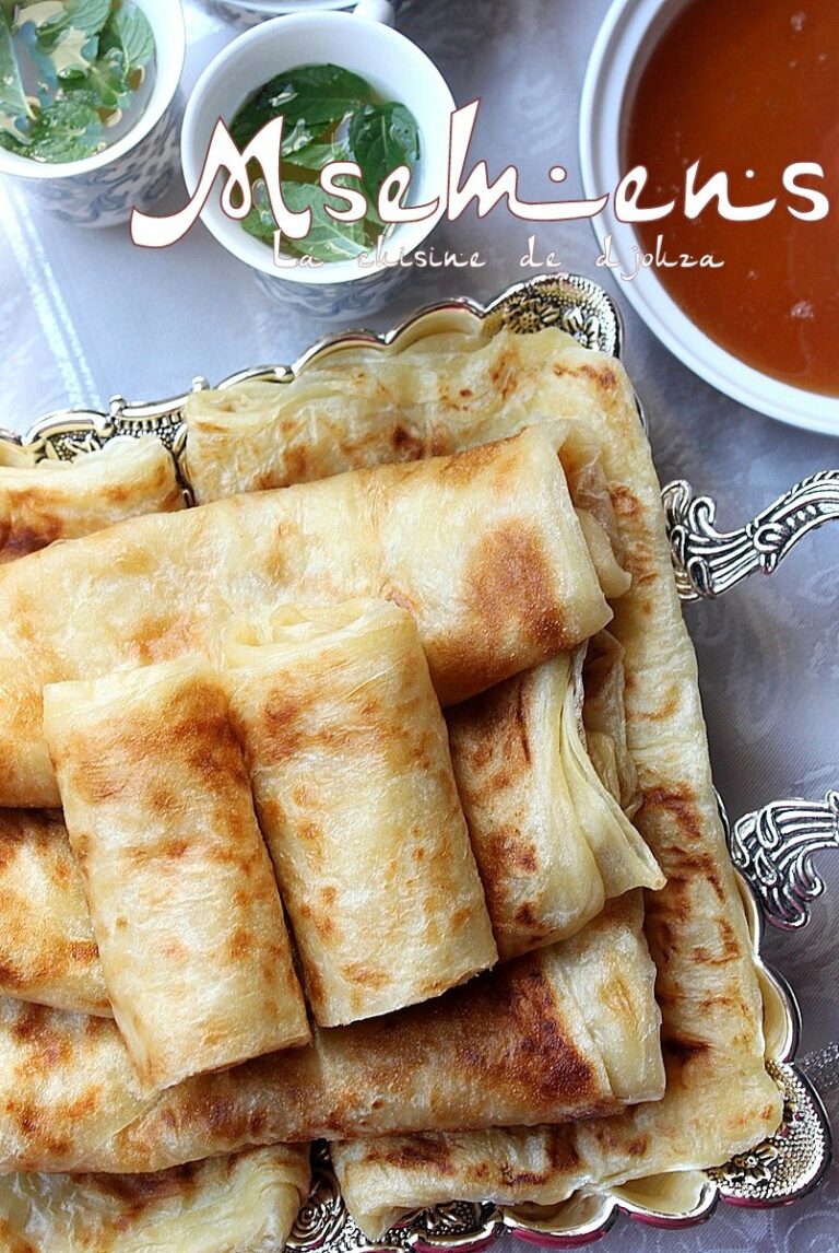 Msemen Crêpes Feuilletées du Maghreb