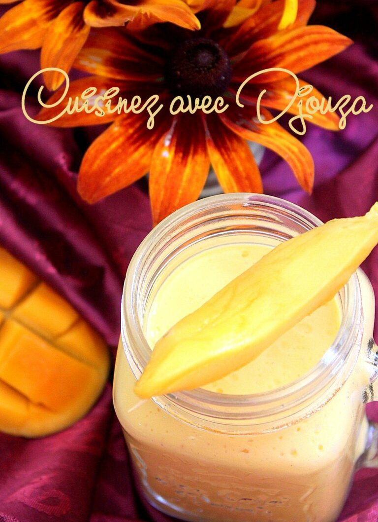 Lassi à la mangue, boisson indienne rafraîchissante